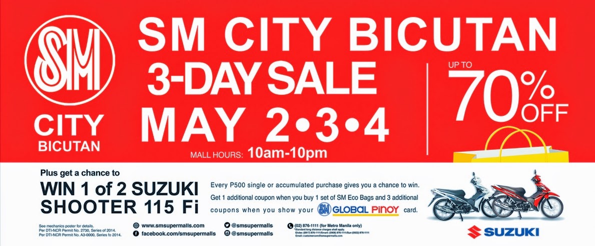 SM City Bicutan 3-day Sale