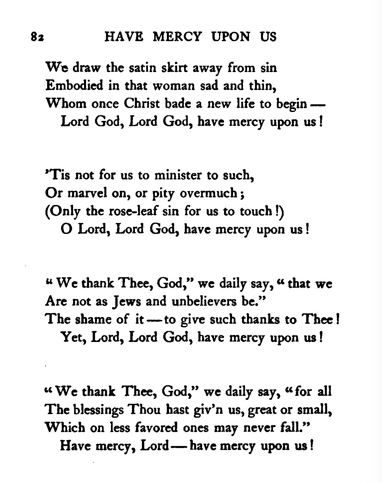 “Have Mercy Upon Us” | Ella Higginson
