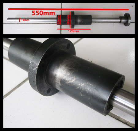 2nd MACHINE: Linear shaft, LM16, 550mm length, THK