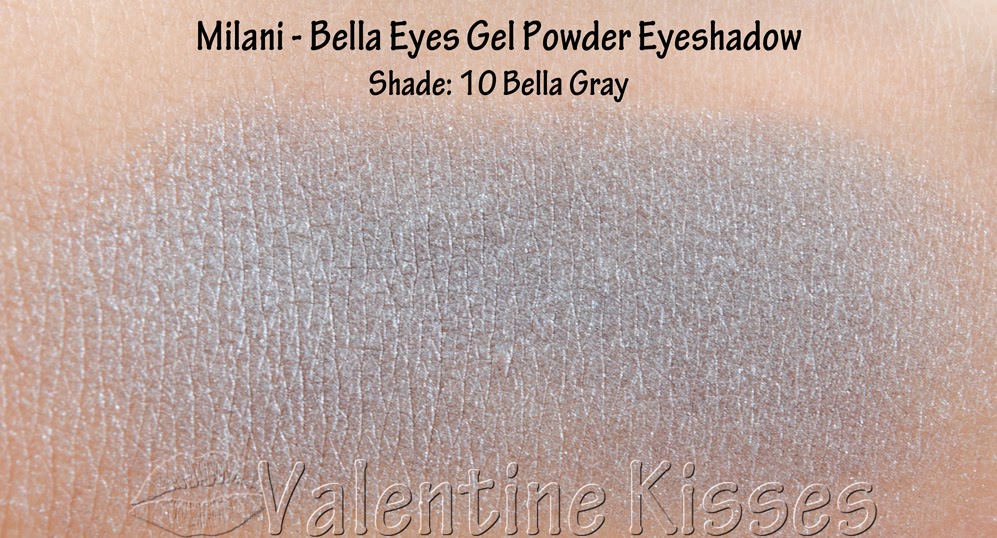 Valentine Kisses: Milani Bella Eyes Gel Powder Eyeshadow - swatches ...