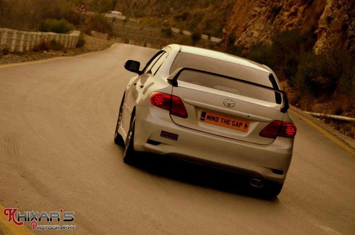 Modified Cars and Trucks: Corolla 2012 Modified With Black Hood