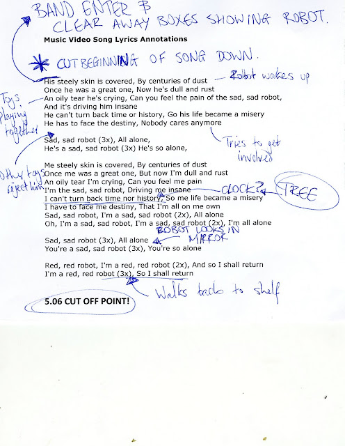 Hannah Hayland A2 Media Blog: Music Video Song Lyrics Annotations