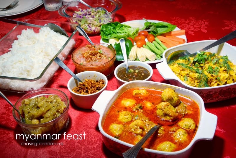 CHASING FOOD DREAMS: A Myanmar Home Cook Meal by Award Winning Cookbook ...
