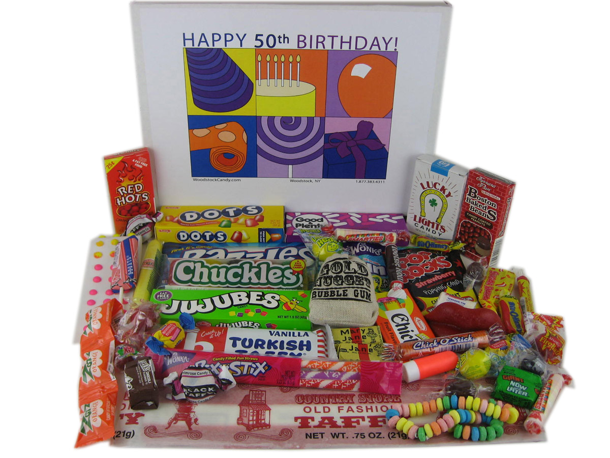 Woodstock Candy Blog: 50th Birthday Candy Woodstock Candy