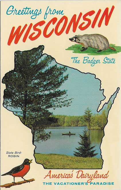 *Postcard Gems: Greetings from the Badger State