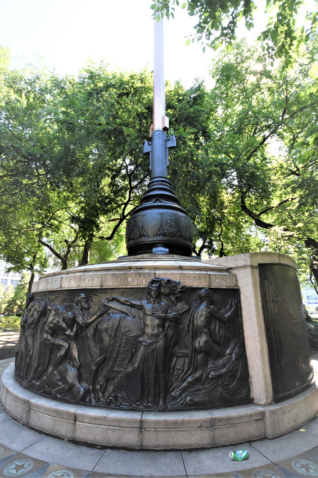 Daytonian in Manhattan: The Independence Flagpole - Union Square