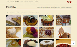 Web Design Student: Pastry Chef Portfolio