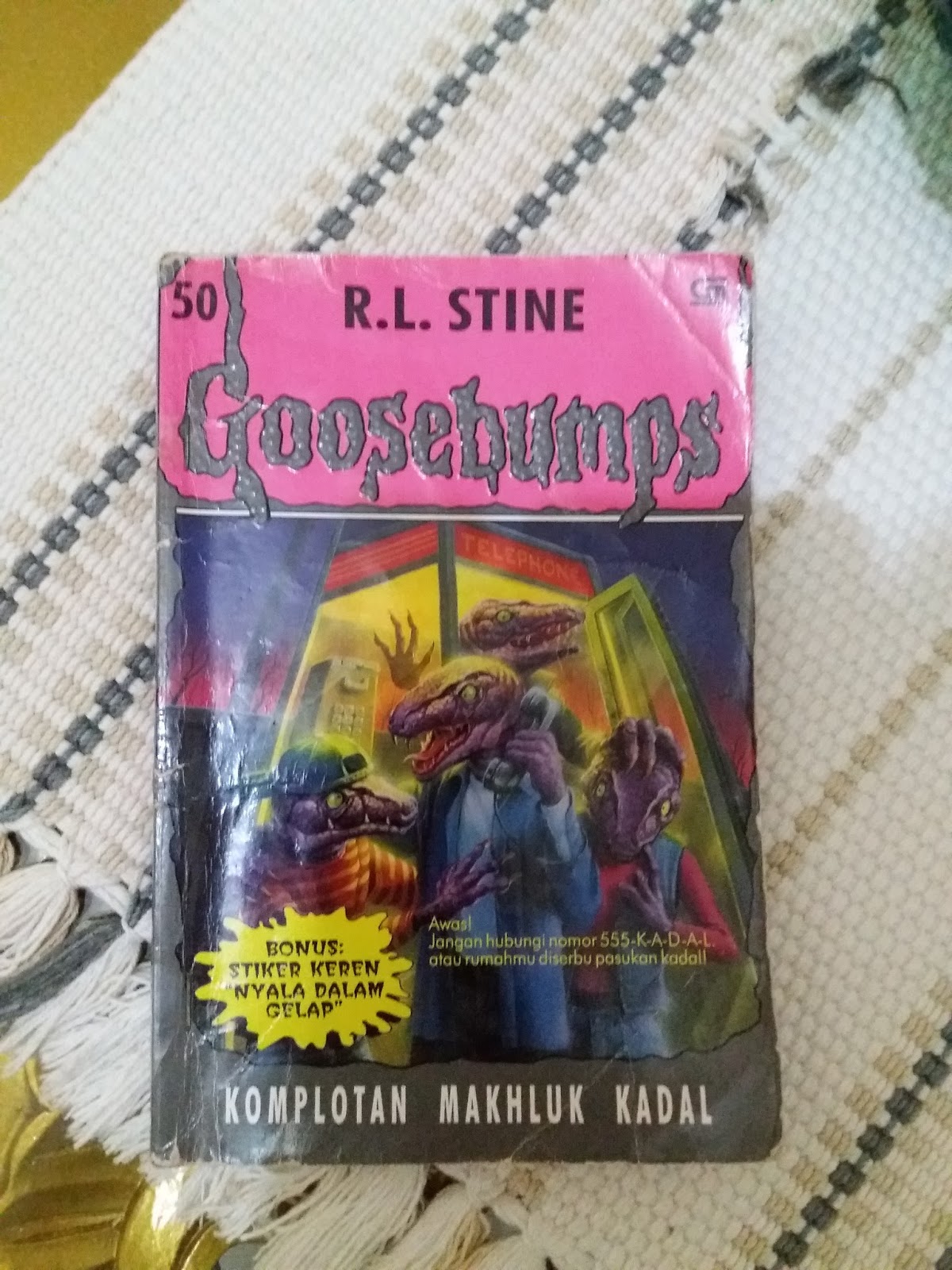 [Review Buku] Goosebumps #50 : Komplotan Makhluk Kadal | Ring Ding Dong