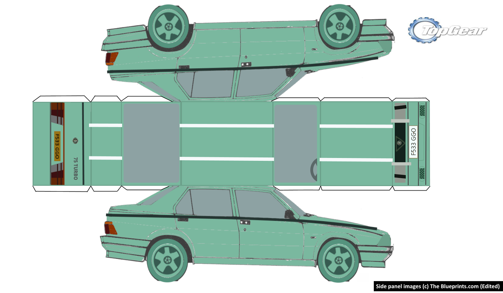 SP. Papel Modelismo: PaperCraft - Alfa Romeo 75 Turbo