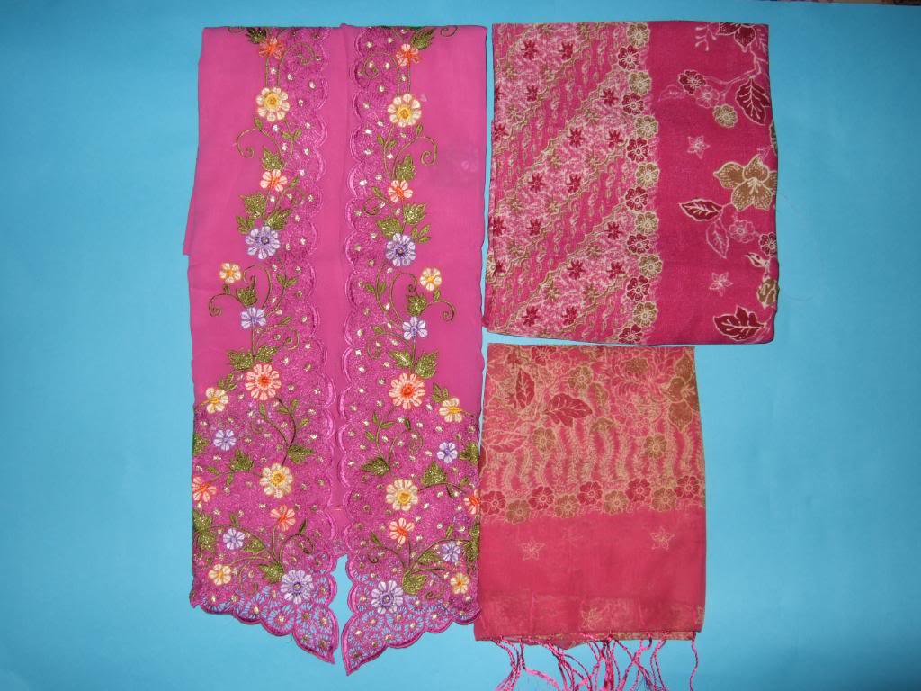 Blaus & Jubah Collection: Kain Sulam Bunga Timbul Eksklusif (Baju ...