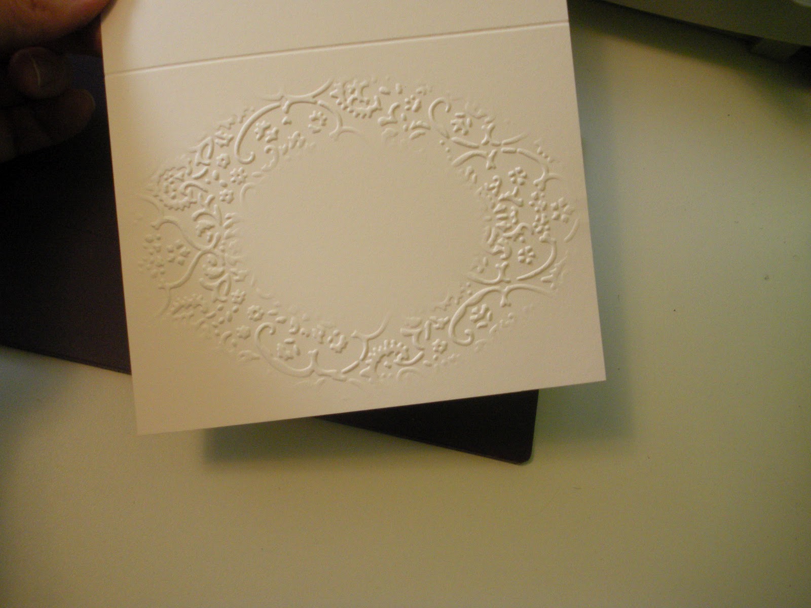 Think Outside the Box: Double Embossing