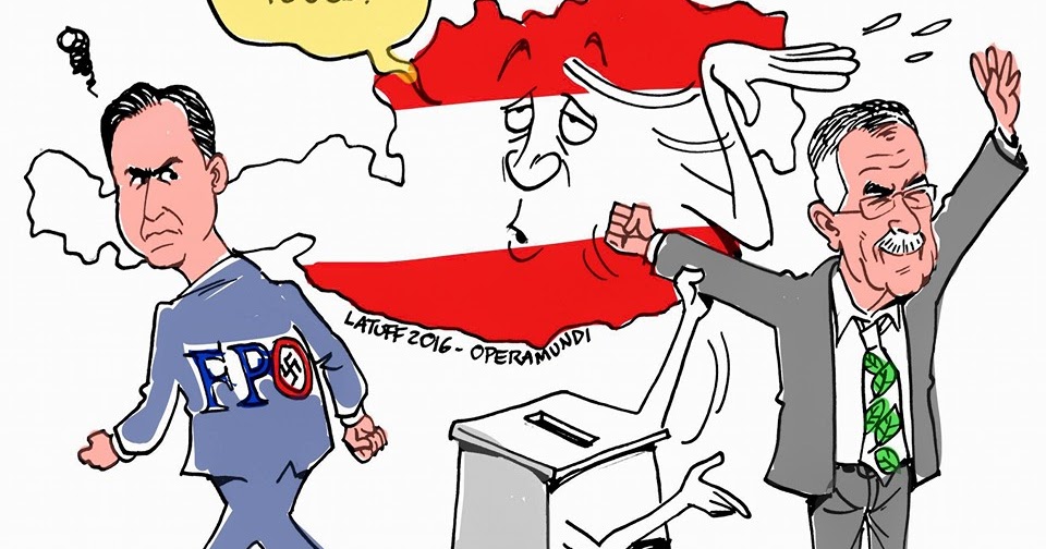 Το Αφηρημένο Blog: Σκίτσο Latuff: Η ακροδεξιά νικήθηκε στην Αυστρία