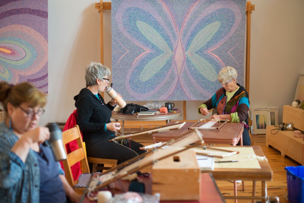 Moon Rain Centre: Working forward in Tapestry...Archie Brennan & Susan ...