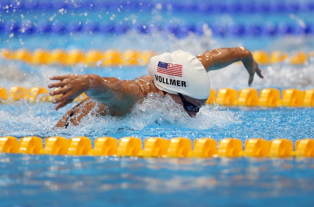 American News Broadcasting: Dana Vollmer wins Olympic swimming gold for ...