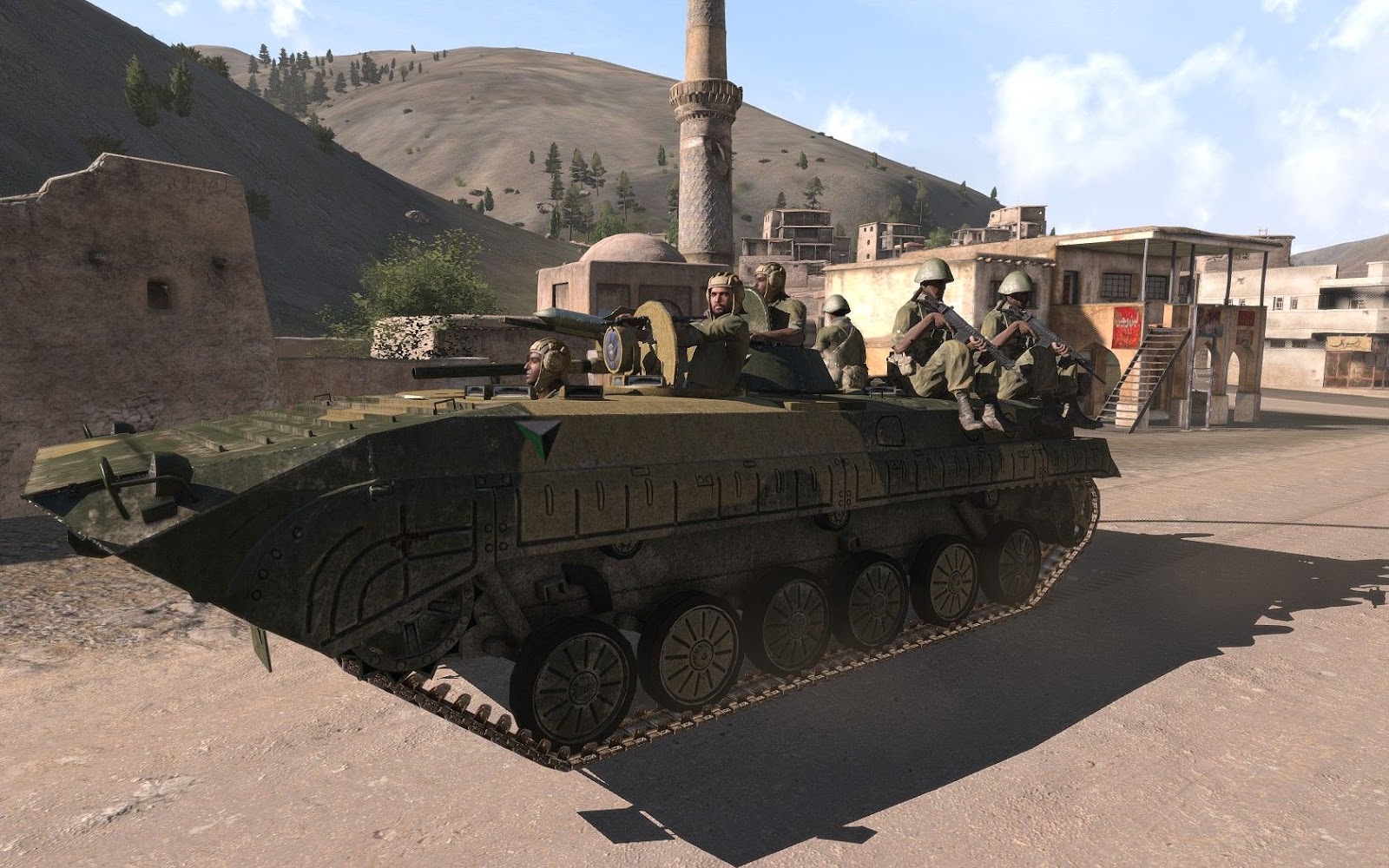 Arma 3 へシリーズのコンテンツ移植の CUP MOD で BMP-1/2 にタンク デサントを追加 | 弱者の日記^^ - Arma 3 ...