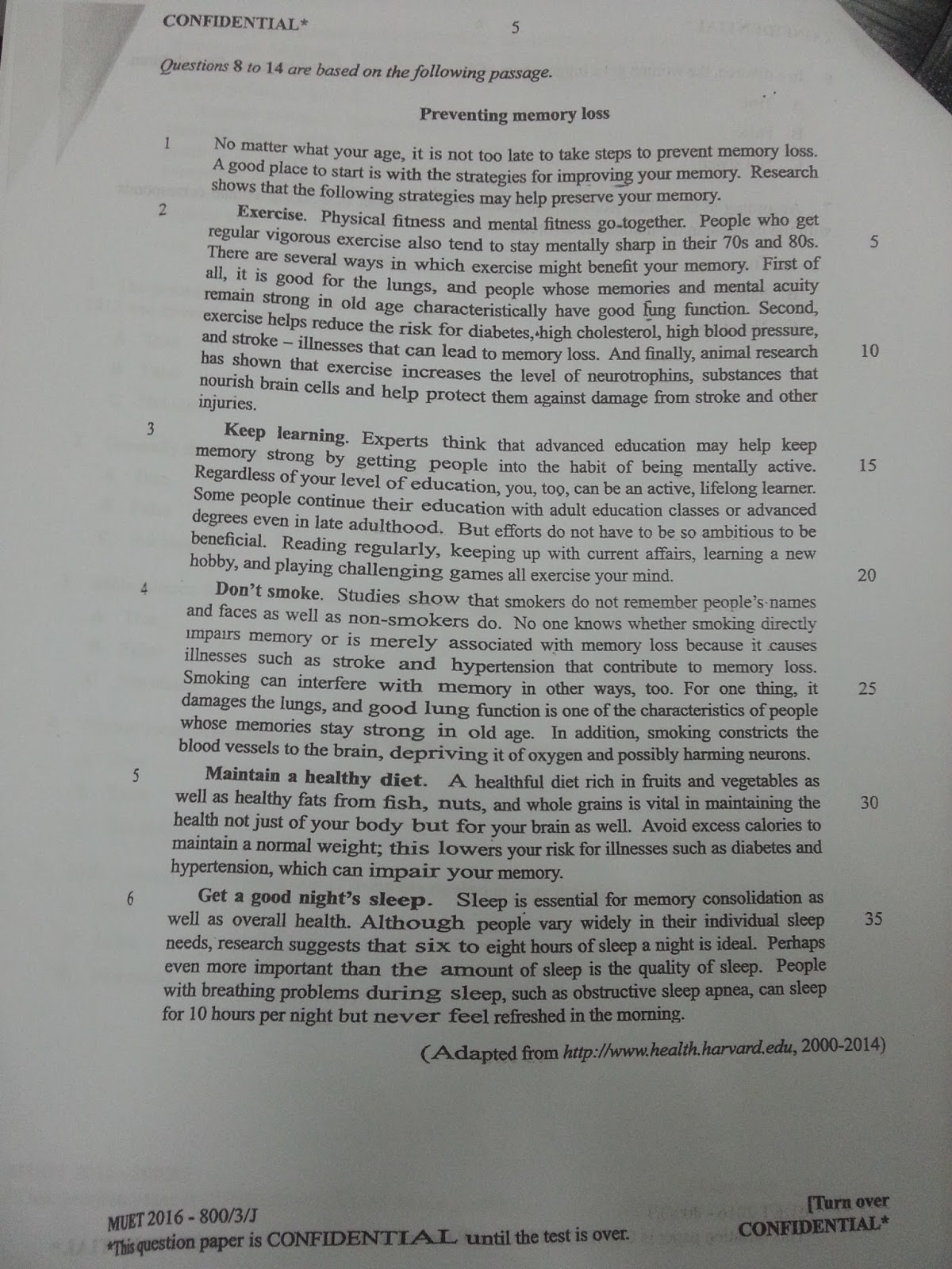 TIPS READING SKILL FOR MUET