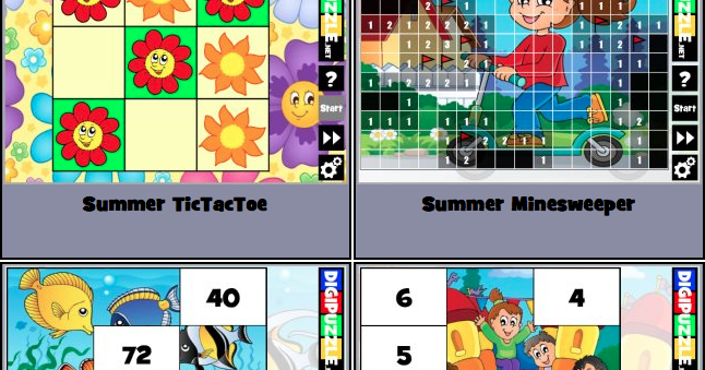 Technology Tidbits: Thoughts of a Cyber Hero: Summer Games from Digipuzzle