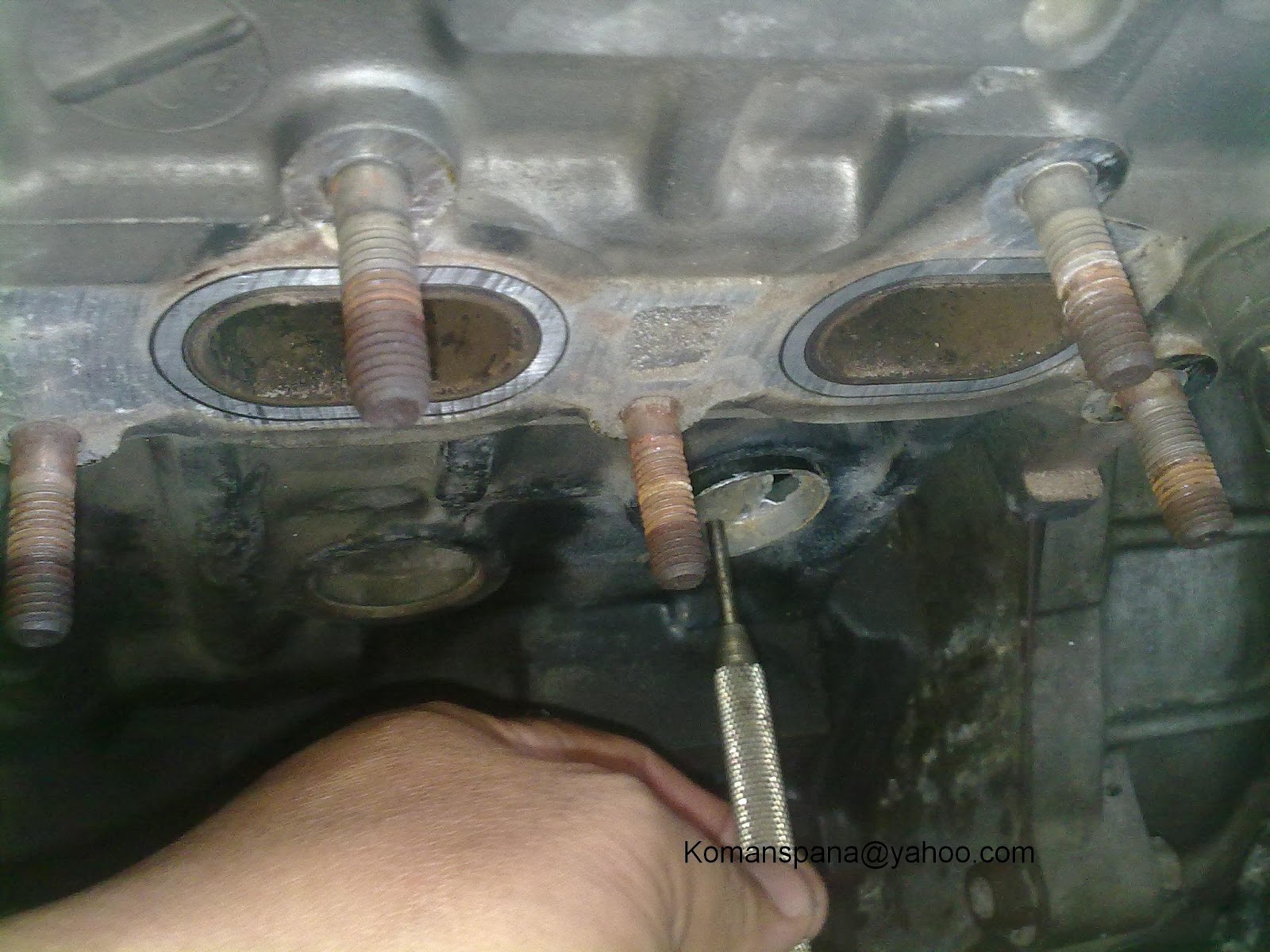 D.I.Y. SERBAMANEKA: Proton Waja Engine Block Core Plug Replacement Cara ...