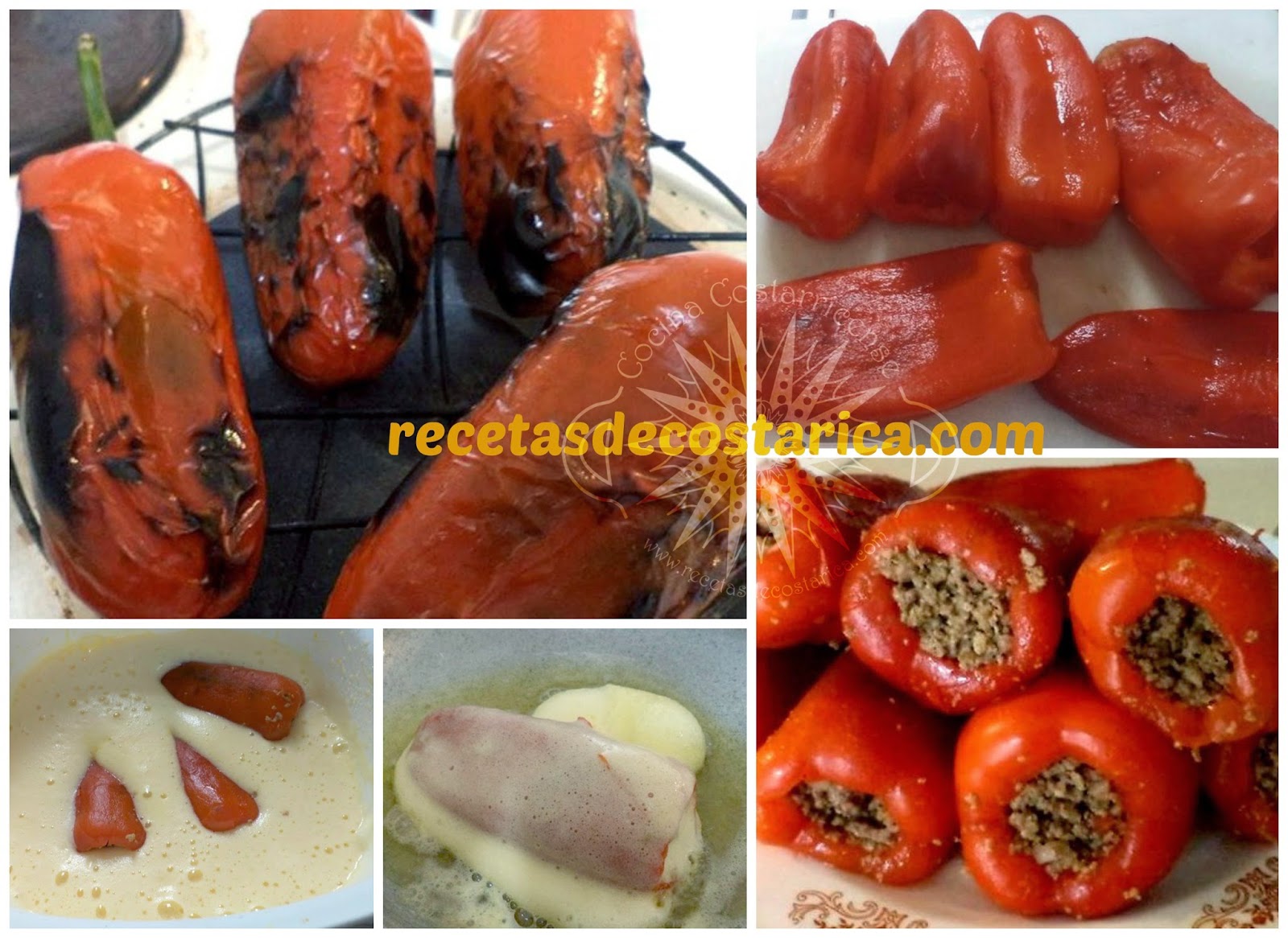 Cocina Costarricense: chiles rellenos