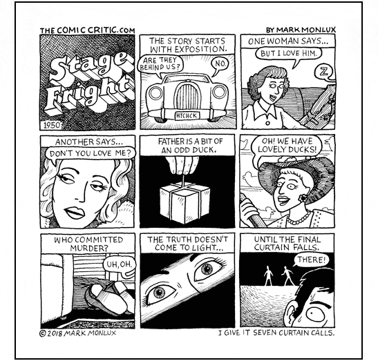 PooBahSpiel: The Comic Critic's review of "Stage Fright"