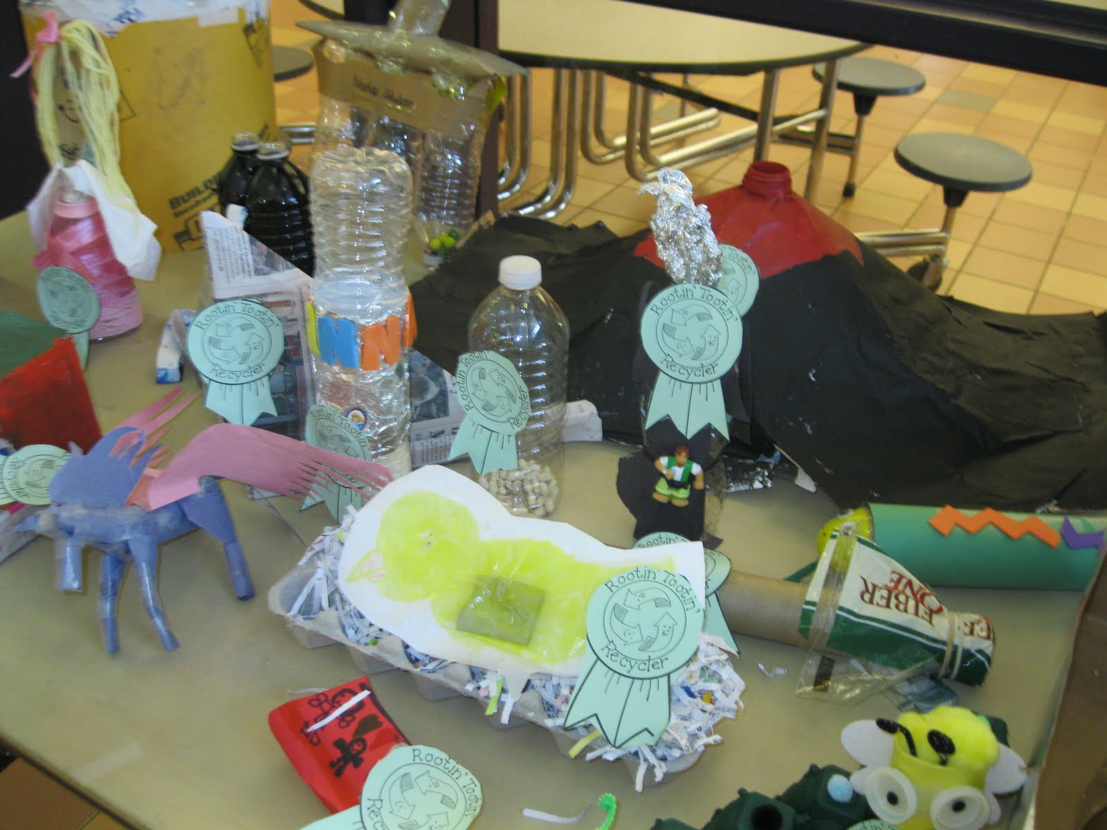 Woodville School's Blog: Kindergarten Recycling Projects