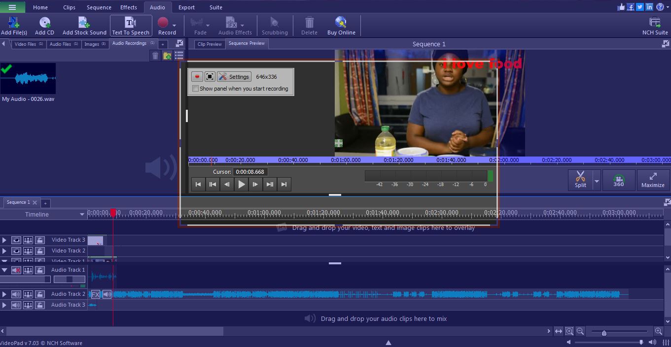 VSDC FREE VIDEO RECORDER:SHOWING THE DIGITAL PROCESS