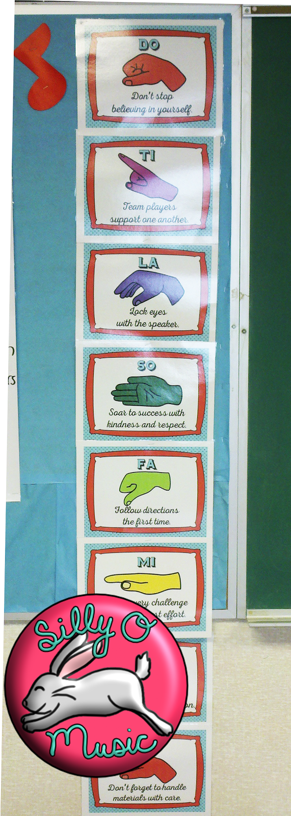 SillyOMusic: Elementary Music Class Rules to Sing & Play