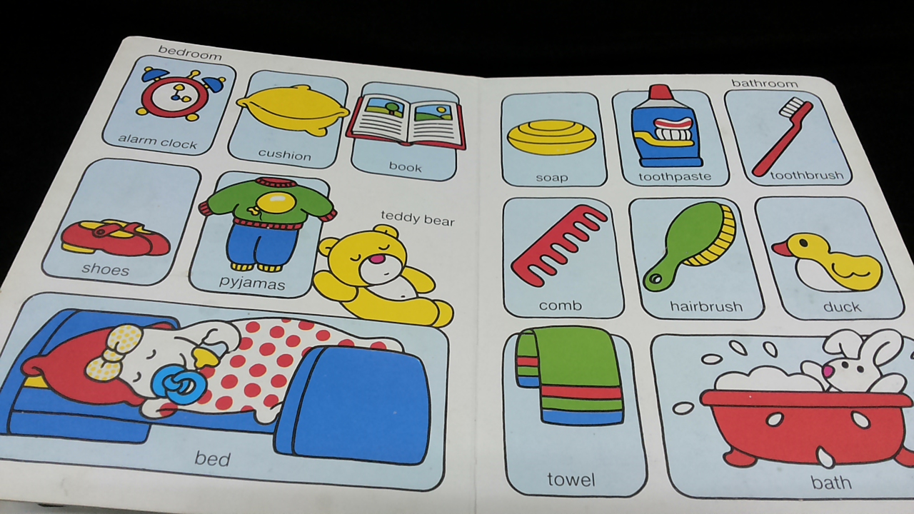 Kid Books Blog: 668.First abc / First dictionary / At Home baby's first ...