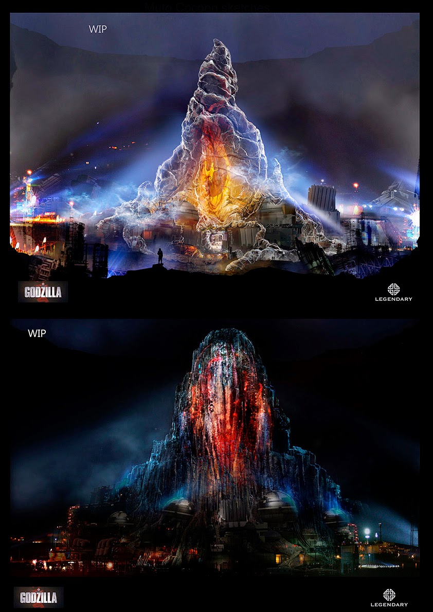 Unused GODZILLA 2014 MUTO Cocoon Concept Art by Dominic Lavery « Film ...