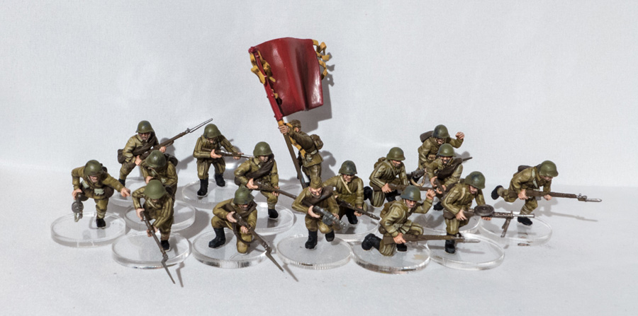Analogue Hobbies: From PaulS: 28mm WWII Soviet Infantry (85 points)