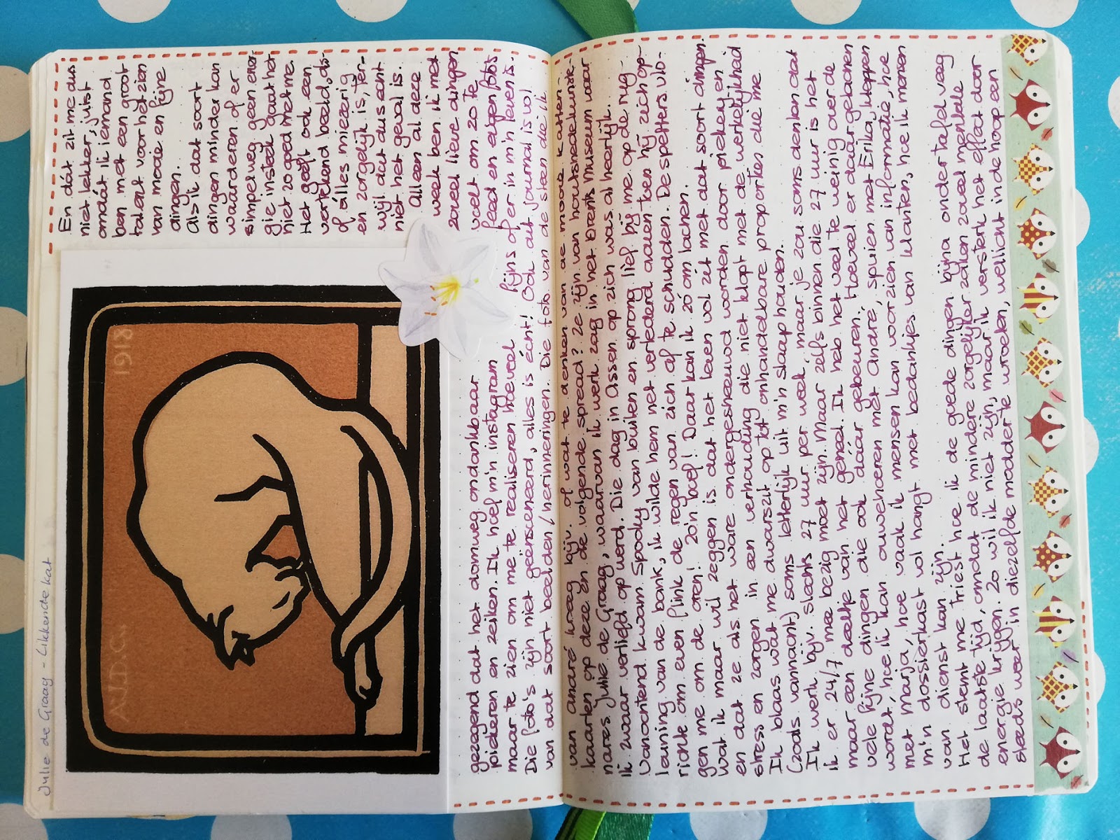 Caatje's Artsy Stuff: A peek in the journal