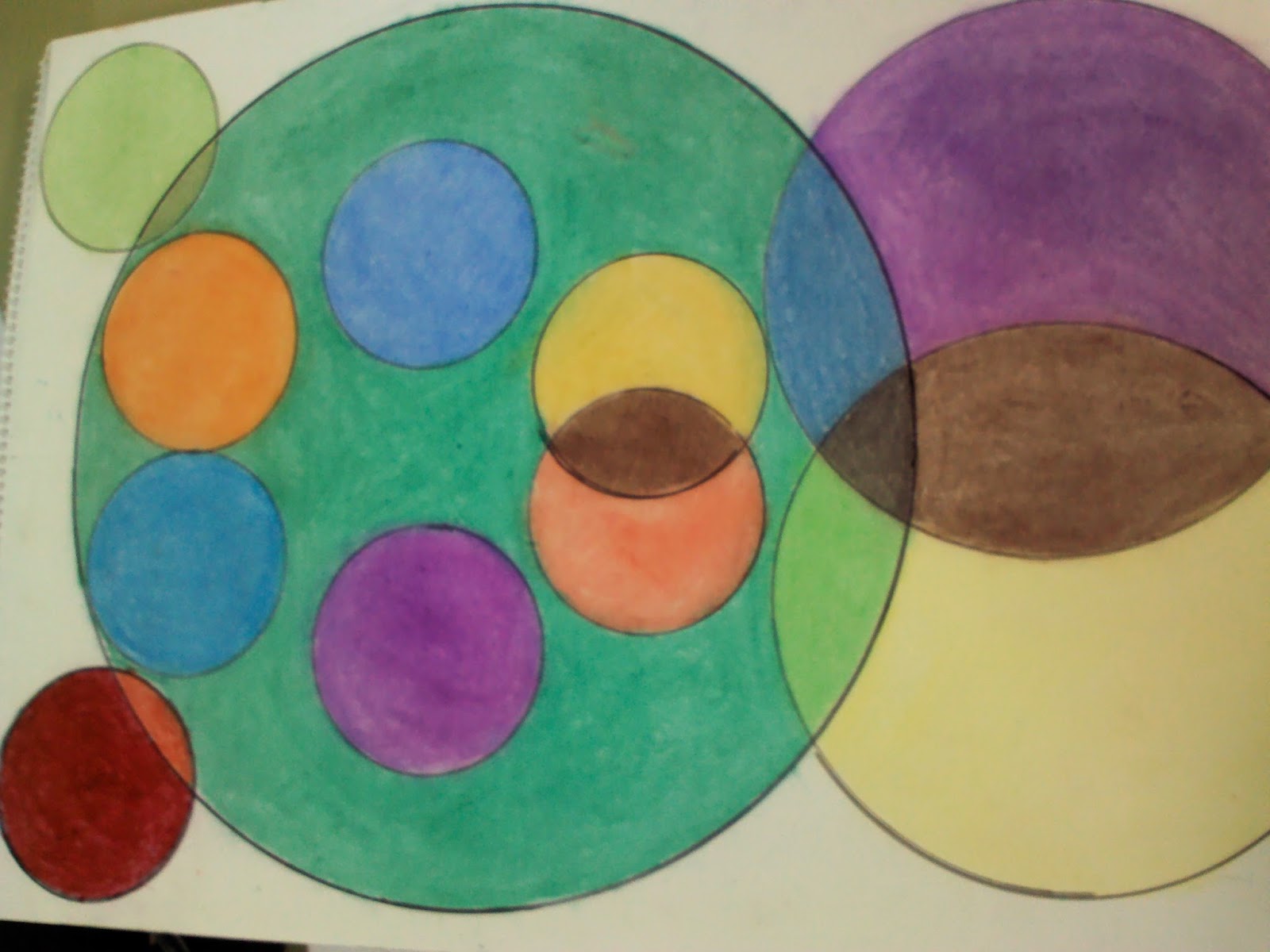 1º ESO EPVA: LÁMINA 21.- REALIZA UNA COMPOSICIÓN CON EL COMPÁS