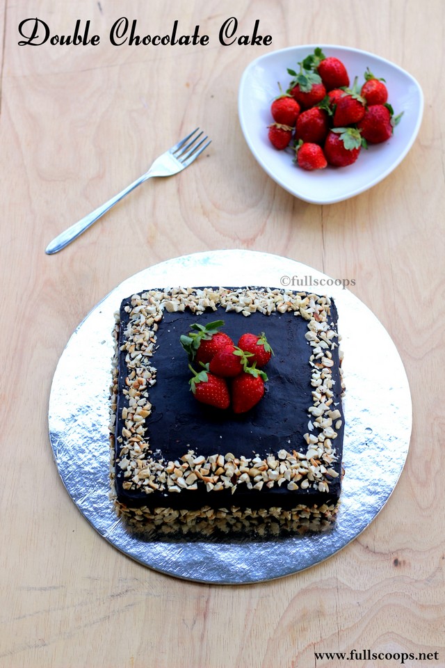 Double Chocolate Cake ~ Full Scoops - A food blog with easy,simple ...