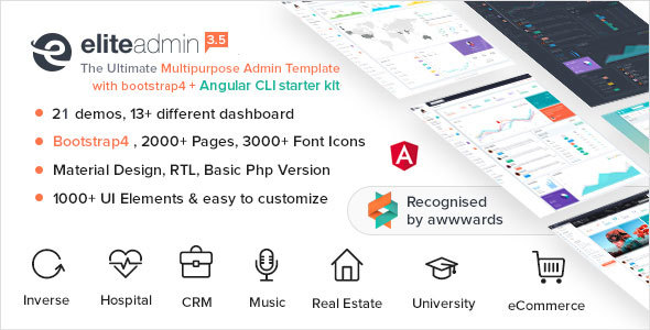 Alpha - Material Design Admin Template - ThemeBone