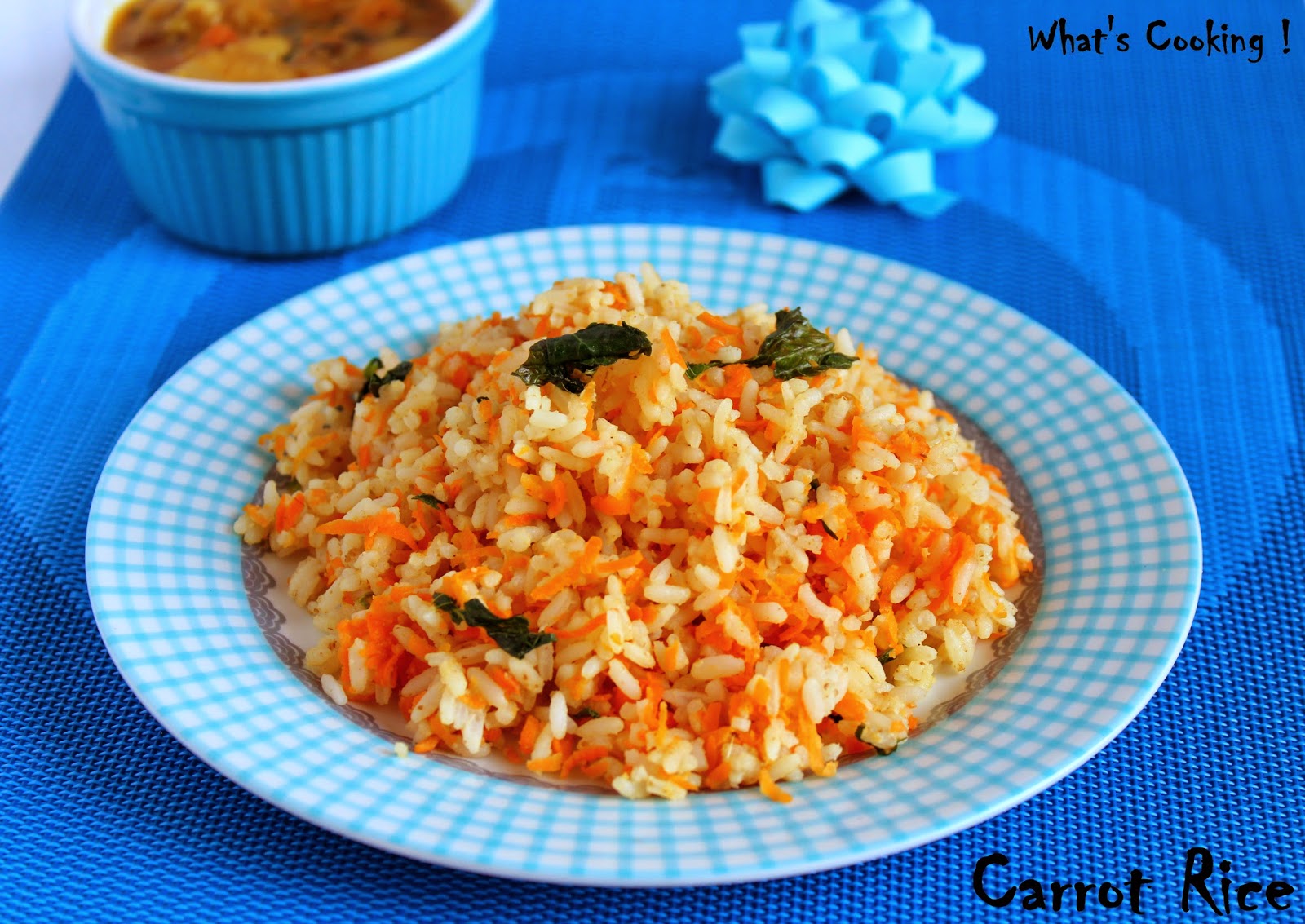 The Noisy Kitchen : Carrot Rice