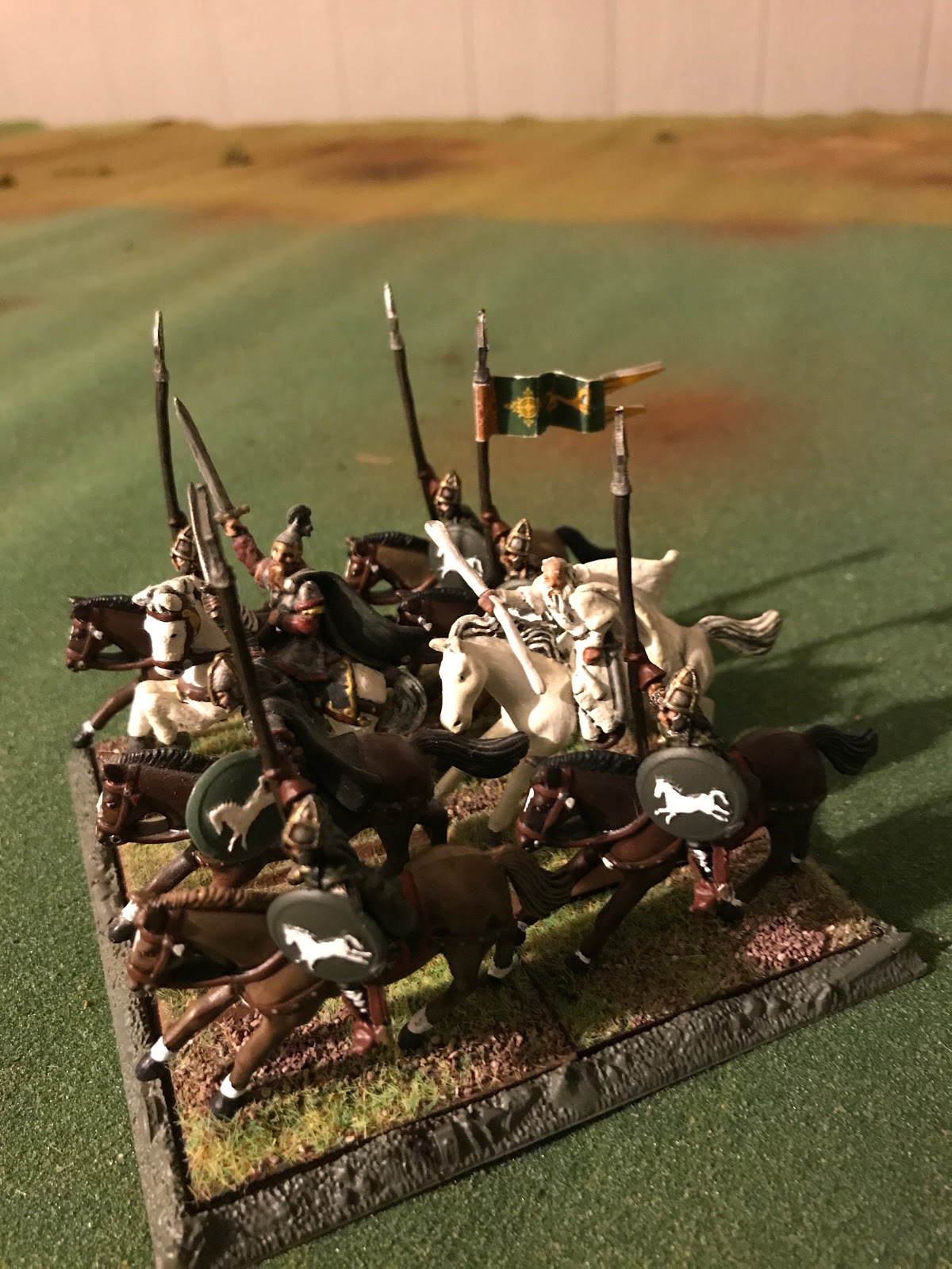 Tides of War: Paint Bench: 28mm Rohan Infantry and Cavalry (Lord of the ...
