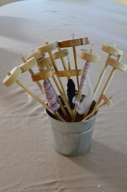 Of Wool and Loveliness: Make an Easy Drop Spindle for $1.75