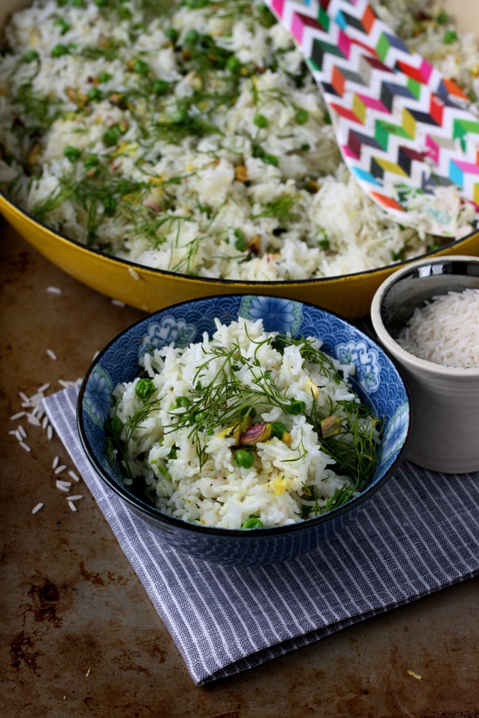 Mango & Tomato: Perfect Vegetarian Side Dish: Rice With Peas ...