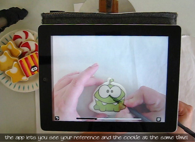 How to Draw on a Cookie with an iPad
