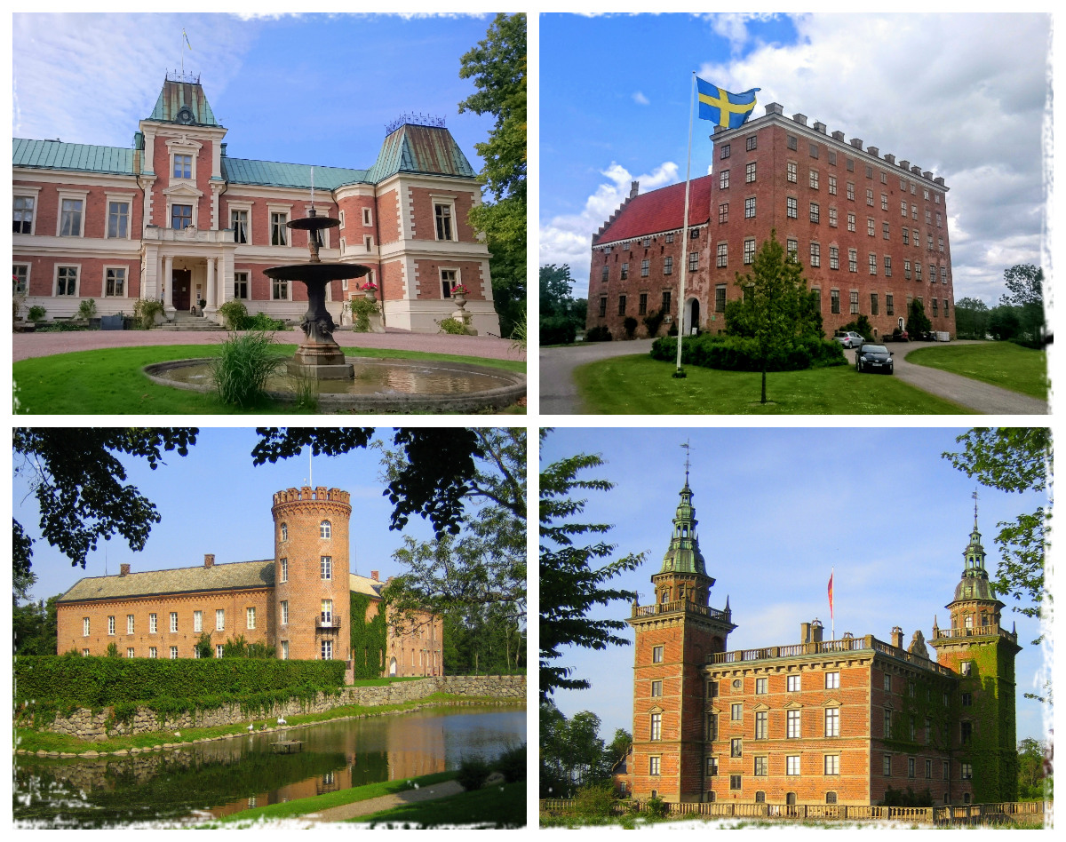 Discovering Swedish castles: Häckeberga, Sövdeborg, Marsvinsholms and ...