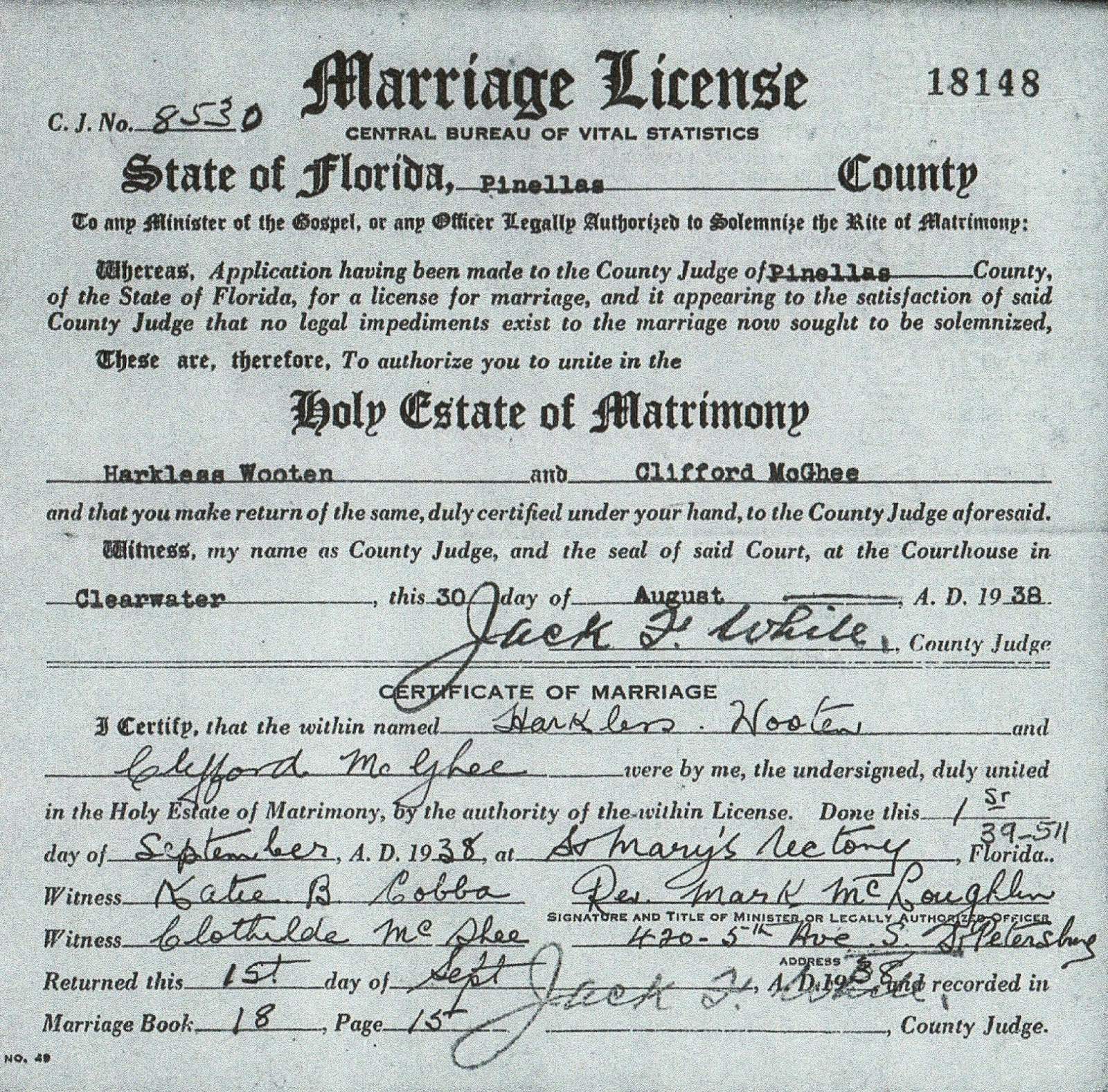 Florida Marriage License Requirements