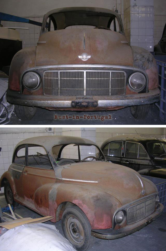 R.I.P. - Rust in Portugal: 1949 morris minor