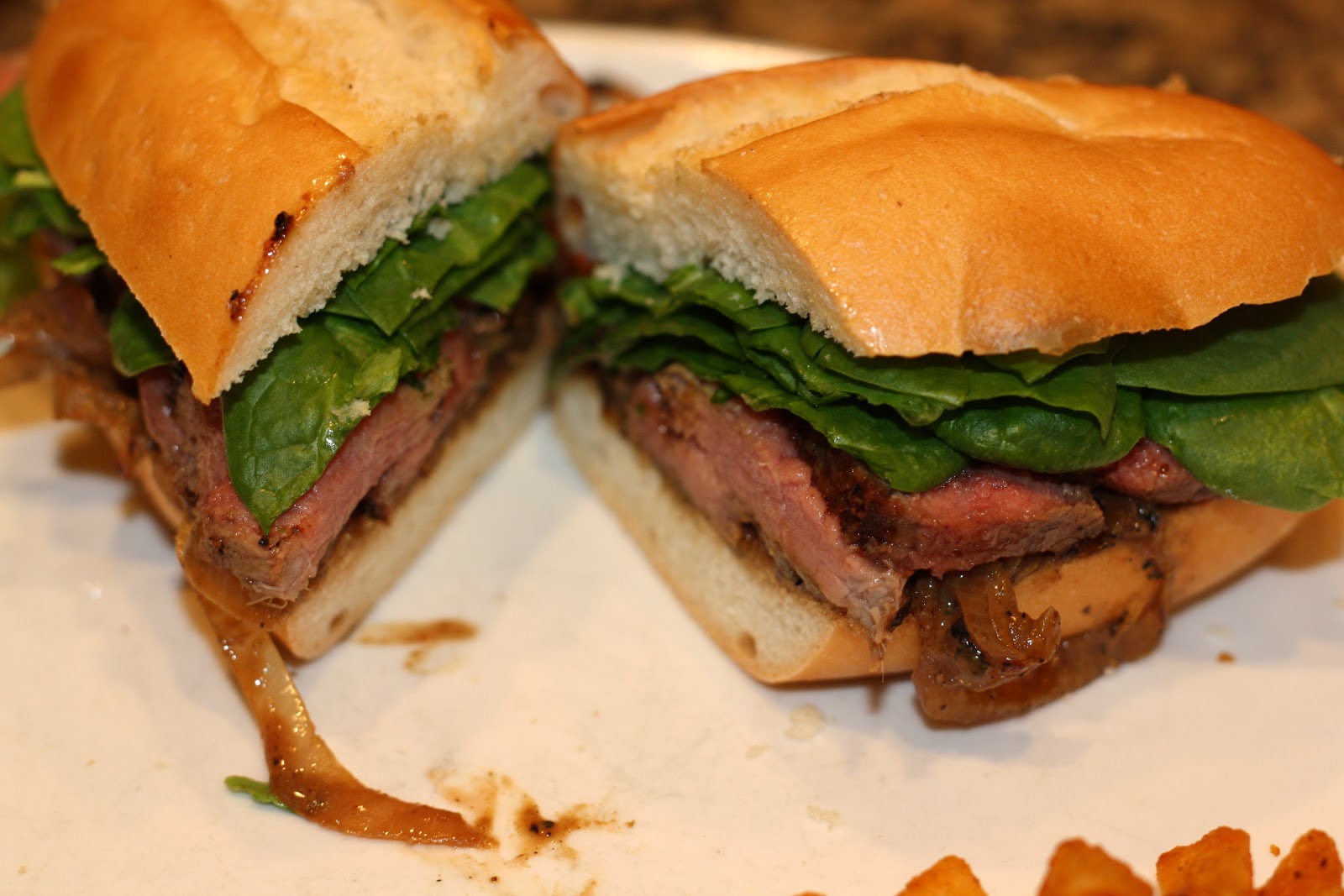 what's for dinner?: steak sandwiches with creamy shallots... 25 minutes