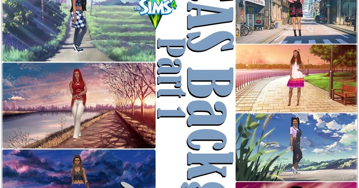 Annett's Sims 4 Welt: CAS Backgrounds "Anime" - Part 1