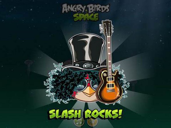 La Bruja Records: Slash en la nueva versión de Angry Birds
