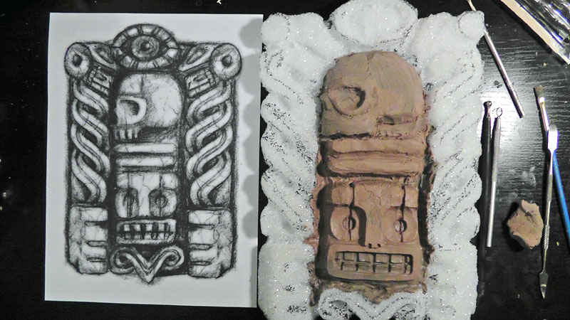 Aztec/Mayan Inspired Wall Relief Designs | RPF Costume and Prop Maker ...