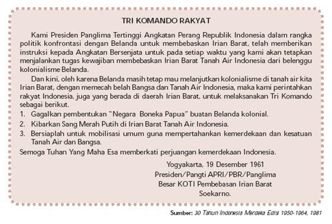 Sejarah Operasi Trikora