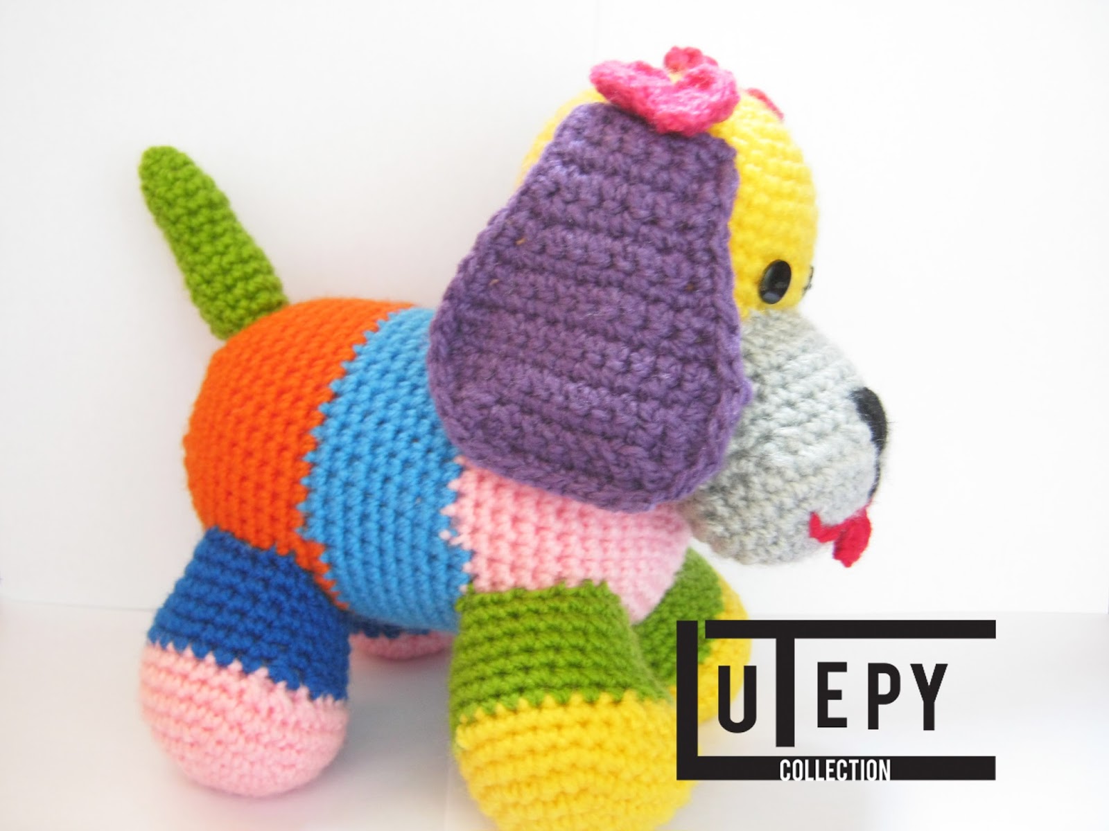 PATRÓN PERRO AMIGURUMI / PATCHWORK AMIGURUMI PUPPY - Lutepy Collection