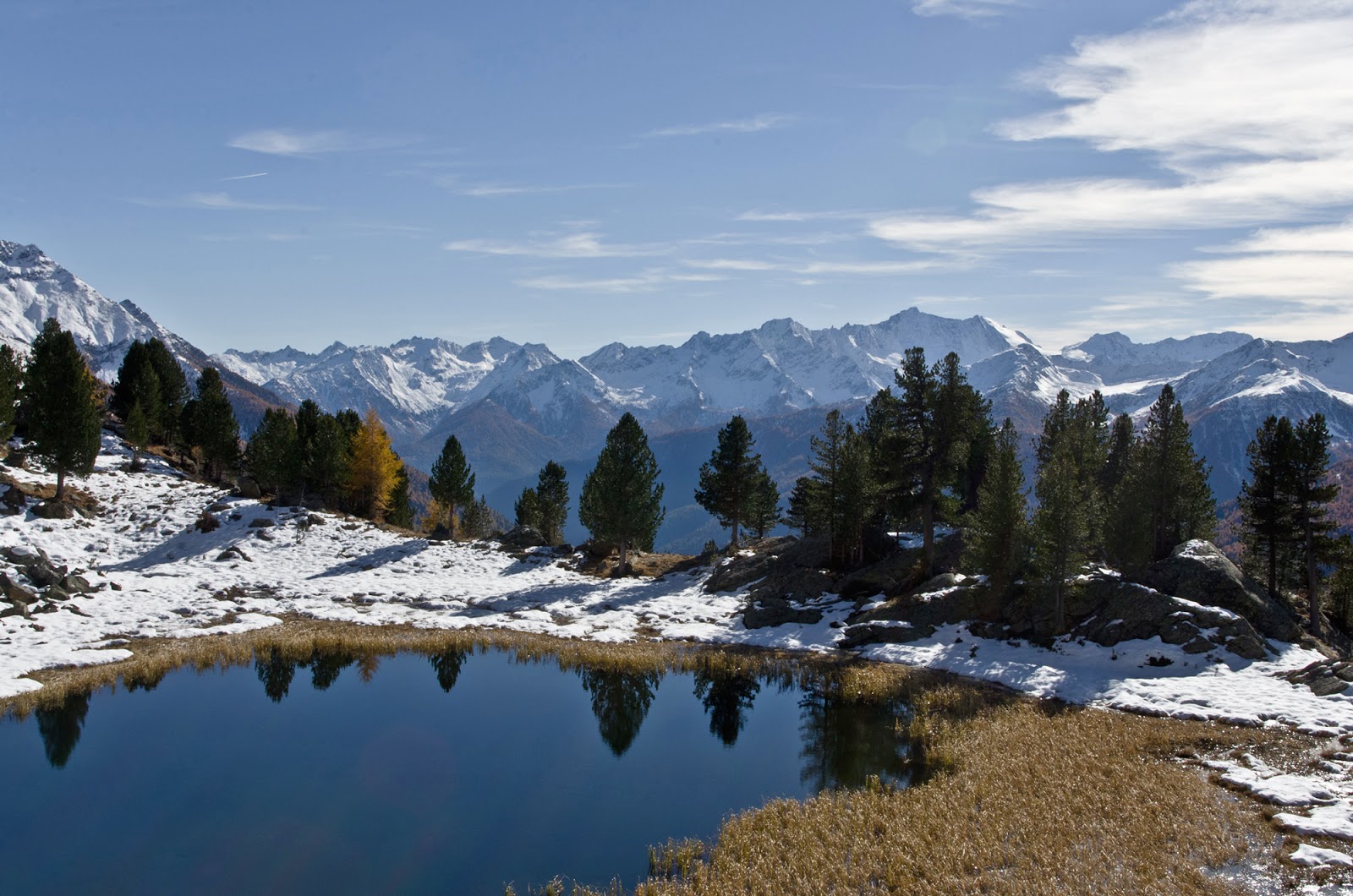 4 passi in Val di Sole: Neve d’ottobre al Lago della Lama
