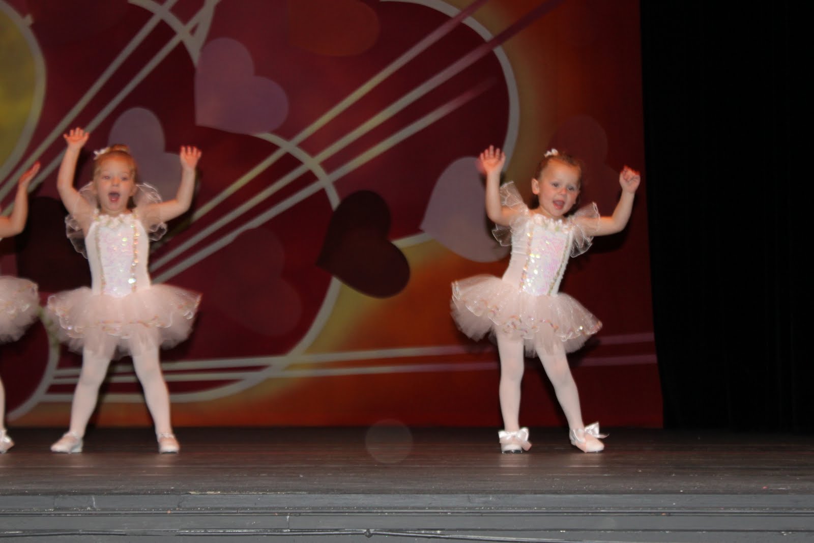 Mojoy: Our first dance recital.